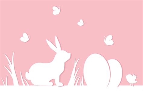 Premium Vector Easter Pink Background
