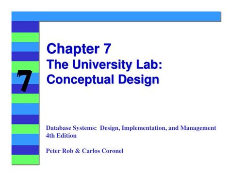 Ppt Chapter 7 The University Lab Conceptual Design Powerpoint Presentation Id5718052