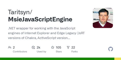github taritsyn msiejavascriptengine wrapper for working with