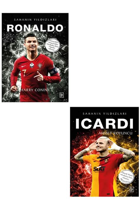 Efsane Yayınları Sahanın Yıldızları Ronaldo İcardİ Büyük Poster Stcker Futbolcu Kartı Hedİye