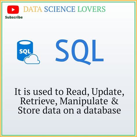 sql structured query language artofit