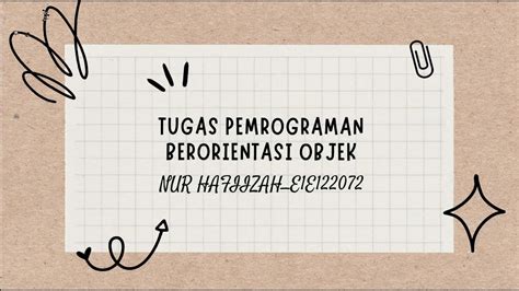 python for loops tugas video pemrograman berorientasi objek nur