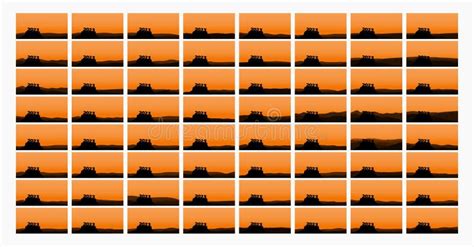 Gelukkig Nieuw Jaar Met Grote Silhouette Letters Op De Berg Met