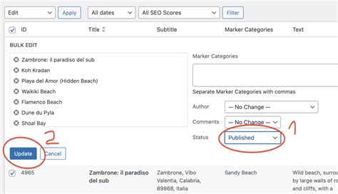 Bulk Publish Multiple Open User Map Locations In Wordpress Open User