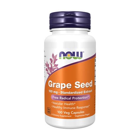 Виноградные косточки NOW Foods Grape Seed 100 мг - купить на EVA.UA ...