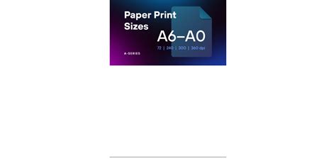 Paper Print Sizes A6 A0 72 360 Dpi Figma Community