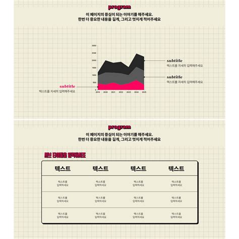 키치한 디자인의 Ppt 템플릿 즉시 다운로드 가능 크몽