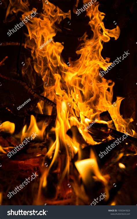 Fire Flames Bonfire Flutter Freely Stock Photo Shutterstock