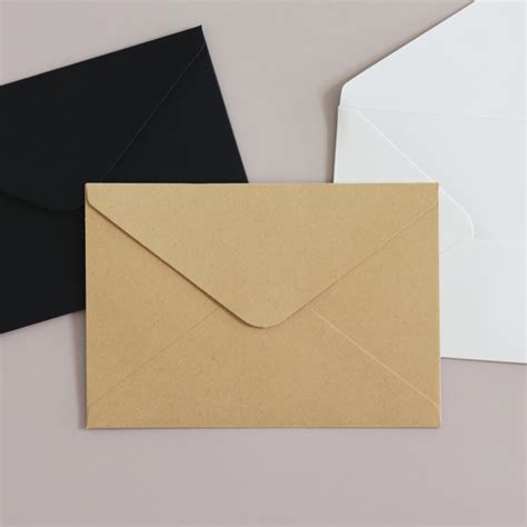 벨르상점 두꺼운 편지 종이 봉투 우편 엽서 봉투 크라프트 A 위시버킷