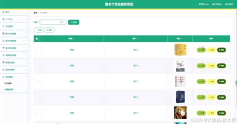 基于springboot的图书个性化推荐系统的设计与实现源码sql脚本lw部署讲解等 Csdn博客