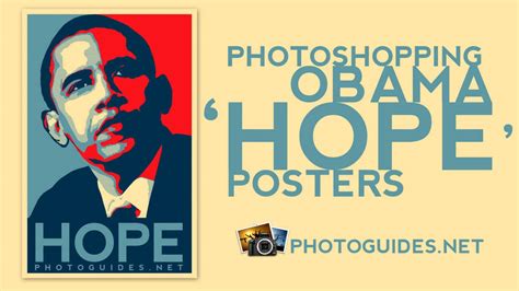 Photoshopping Obama Hope Posters Photoguides On Vimeo