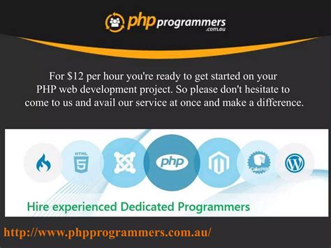 Hire Php Programmers Ppt