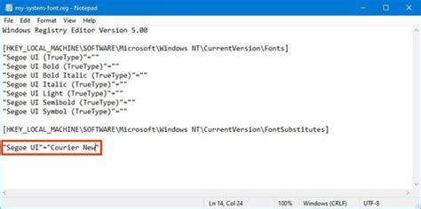 How To Change Default System Font On Windows 10 Windows Central