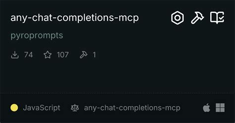 Any Chat Completions Mcp Glama