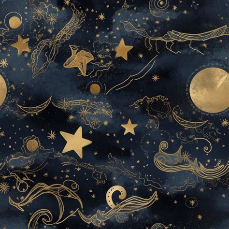 Celestial Design Seamless Pattern Artofit