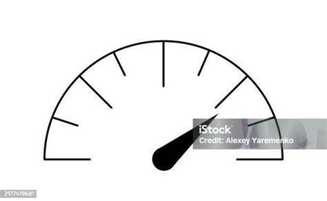 Speed Indicator Sign Speedometer And Dashboard Gauge Meter Credit Score Level And Limit ...
