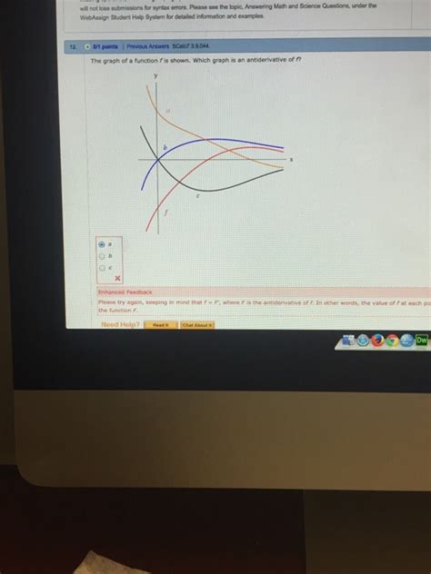 Solved The Graph Of A Function F Is Shown Which Graph Is An