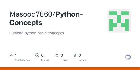 Github Masood7860python Concepts I Upload Python Basic Concepts