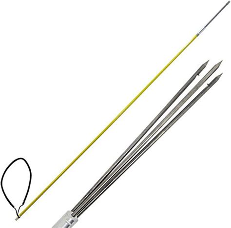 Scuba Choice 5 One Piece Spearfishing Fiber Glass Pole Spear With 3