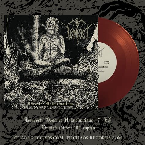 Tempest Obscure Hallucinations 7 Ep Maroon Vinyl Chaos Records