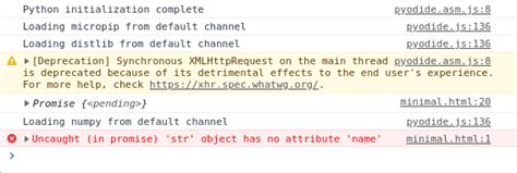 Micropip Dependency Resolution Fails With `str Object Has No Attribute Name` · Issue 413