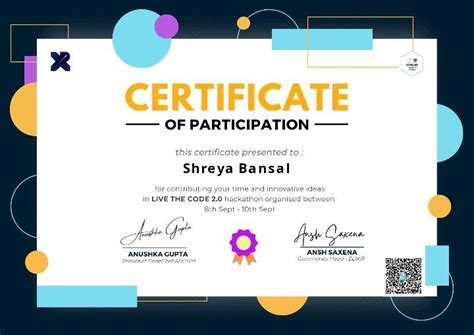 Shreya Bansal On Linkedin Certificate Codechef Hackathon