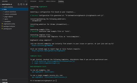 Nightwatchjs Introduction Nullcolumn