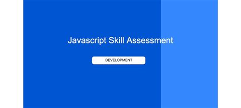 Javascript Skills Assessment Gauge Your Coding Level Coursera