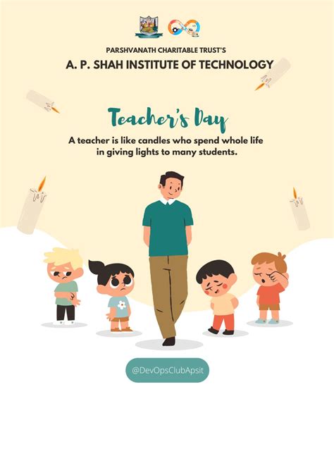 Devopsclub Apsit On Linkedin Happyteachersday Devopsclub Apsit Gratitude Mentorship