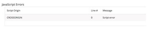 Javascript Errors