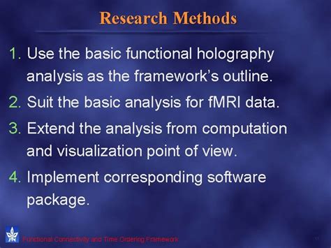functional connectivity based framework for analysis and visualization