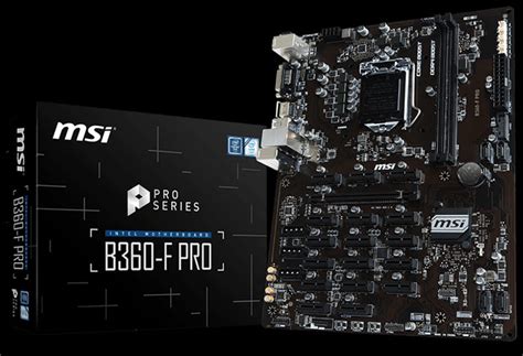 Computer Components & Parts MSI B360-F PRO Intel Socket LGA 1151 DDR4 S ...