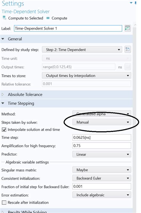 Inconsistent Results Via Setting Different Start And End Time With The Same Time Step