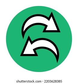 Undo Redo Icon Set Vector Stock Vector Royalty Free 2203628385