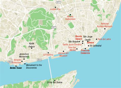 27 Attractions You Shouldnt Miss In Lisbon Map Touropia