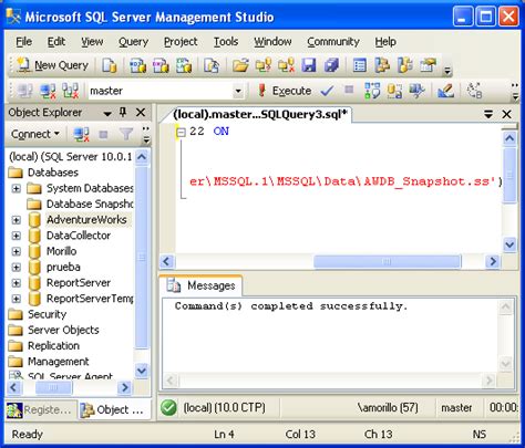 SQLCoffee - Database Snapshots