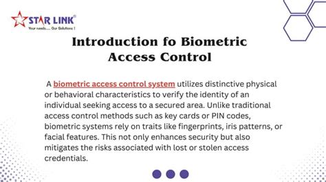 Enhancing Security And Efficiency The Power Of Biometric Access Control