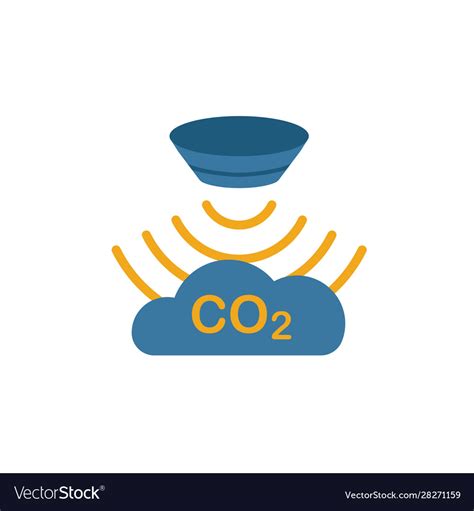 Gas Sensor Icon Simple Element From Sensors Icons Vector Image