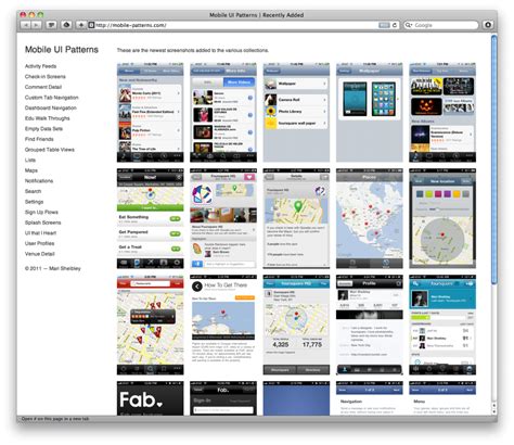 swissmiss mobile ui patterns