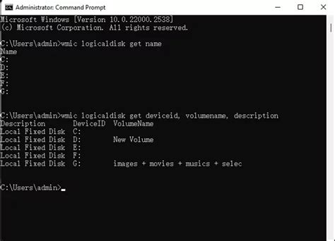 How To List All Drives Using Command Prompt Cmd And Powershell On