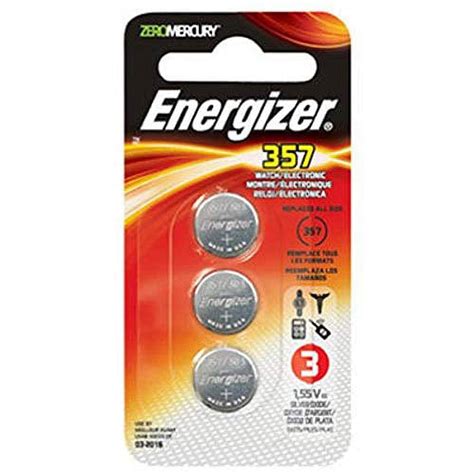 Energizer 357 Battery Pack Of 3