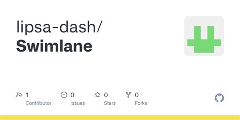 GitHub Lipsa Dash Swimlane
