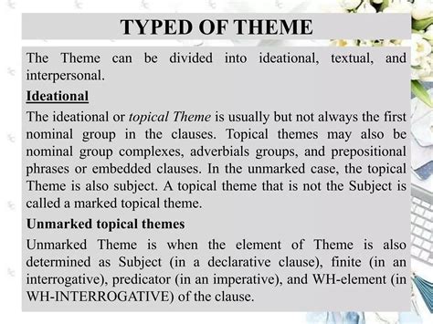 Systemic Functional Linguistics Textual Meanings Ppt