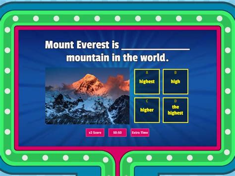 Superlatives Interesting Facts About The World Gameshow Quiz