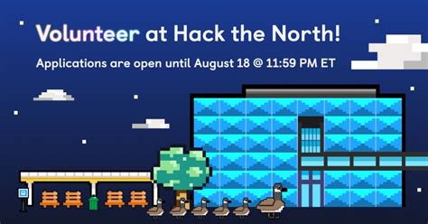 Hackathon Volunteering Volunteers Tech Stem Hack The North