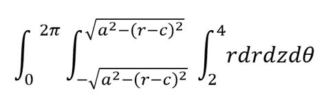 Calculus Determining The Bounds For A Triple Integral Mathematics