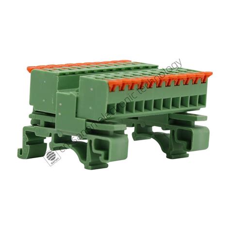 China Din Rail Type Pluggable Terminal Block Suppliers Manufacturers Factory Direct Price Sanan