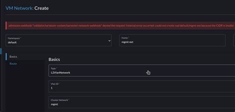 Bug Cant Create A Vm Network · Issue 3629 · Harvesterharvester · Github