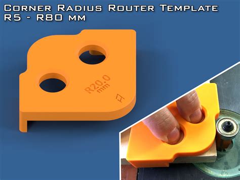 Corner Radius Router Template 5 80mm By Filip Honzárek Makerworld Download Free 3d Models