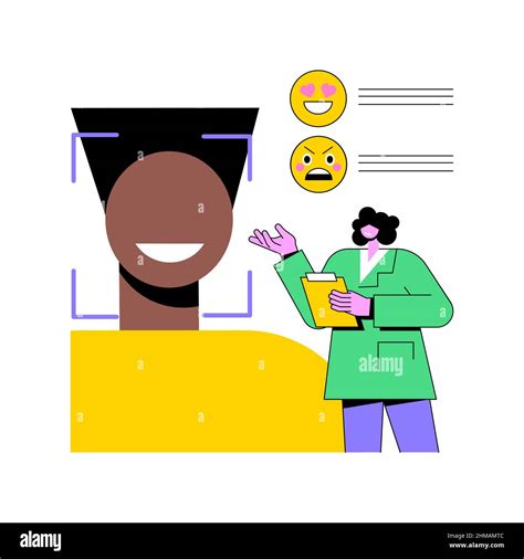 Emotion Detection Abstract Concept Vector Illustration Speech Emotional State Recognition